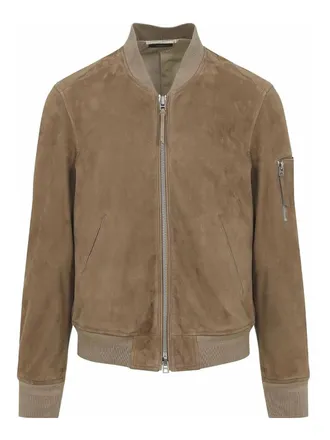 Tom Ford Blouson En Cuir - Vert Fonc&eacute;