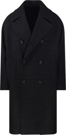 Hev&ograve; Manteau Tricaseq - Homme - Manteaux - Noir - Taille: L
