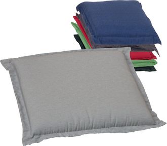 Beo Sitzkissen Stuhl Eckig | Atmungsaktives Sitzkissen Gartenstuhl Made in EU | UV-beständiges Sitzpolster Gartenstuhl | Stuhlkissen Outdoor waschbar | Si