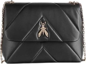 Patrizia Pepe Femme, Sacs, Noir, Taille: ONE Size Fly Padded Crossbody Bag