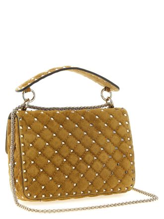 Valentino Garavani Rockstud Spike Shoulder Bag - Gold