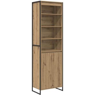 vidaXL Hohe Schr&auml;nke 2 pcs Kunsthandwerk Eiche 60 x 36 x 200 cm vidaXL
