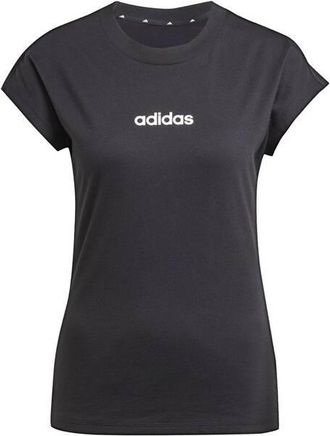 adidas Damen Shirt Essentials Linear Cotton