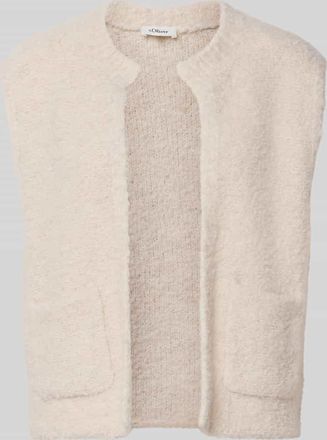 s.Oliver Red Label Regular Fit Strickweste mit Woll-Anteil