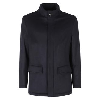 Kired Single-Breasted Coats - - Coats - Herren - Blau - L