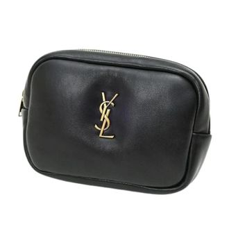 Saint Laurent Pre-owned Leder Pochette - - Pre-owned - Damen - Schwarzk - ONE SIZE