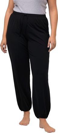 Ulla Popken Damen Jogginghose, Schwarz, 50/52 EU