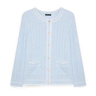 Fiorella Rubino Damen, Strickwaren, Blau, XSGr&ouml;&szlig;e