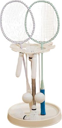 Generic Bodenstehender Tennisschl&auml;gerhalter, Badmintonschl&auml;ger-Aufbewahrungsregal, for 5 Schl&auml;ger Mit 10 Kg Tragf&auml;higkeit, for Den Trainingsplatz In Der Schul