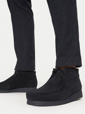 Clarks Schn&uuml;rschuhe Wallabee Evo Bt 26172823 Schwarz