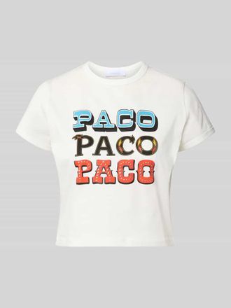 Paco Rabanne Regular Fit T-Shirt mit Statement-Print