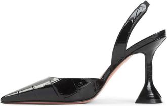Amina Muaddi Femme, Chaussures, Noir, Taille: 40 1/2 EU Holli Sling 95