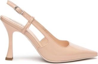Nero Giardini Femme, Chaussures, Rose, Taille: 36 EU Escarpins Slingback en Vernis Rose Poudr&eacute;