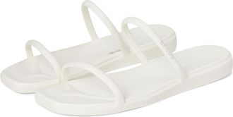Crocs Damen Miami Two Strap Flache Sandale, kreidefarben, 38 EU
