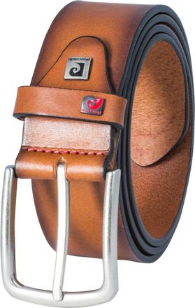 Pierre Cardin Leder-G&uuml;rtel Herren 40 mm breit, G&uuml;rtel Herren Vollrindleder cognac, Gr&ouml;&szlig;e/Size:110, Farbe/Color:braun