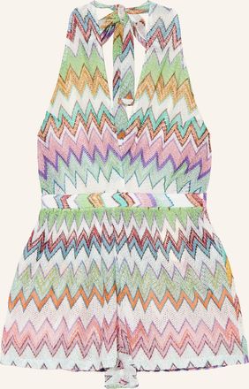 Missoni Jumpsuit Mit Glitzergarn rosa