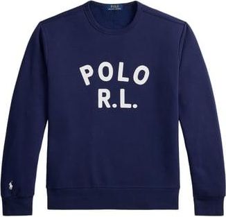 Polo Ralph Lauren Sweat droit &agrave; logo en coton m&eacute;lang&eacute;