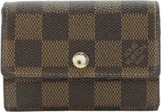 Louis Vuitton unisex, Pre-owned, Brun, Taille: ONE Size Portefeuille en toile Pre-owned