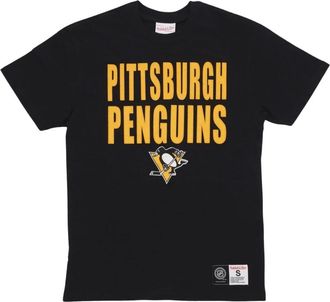 Mitchell & Ness Pittsburgh Penguins NHL Tee Shirt - - Tops - Herren - Schwarzk - L