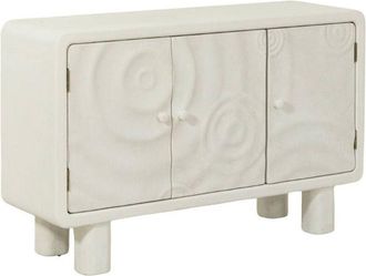 Made In Meubles Made In Meubles - Buffet 3 portes en mdf blanc effet béton Danaé