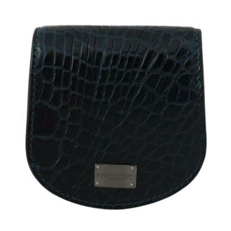 Dolce & Gabbana Porte-monnaie doccasion - Femme - Pre-owned - Bleu - Taille: ONE Size