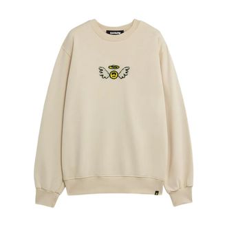 Barrow Rundhals-Sweatshirt mit Logo-Detail und Perlenverzierung - - Sweatshirts & Hoodies - Herren - Beige - L
