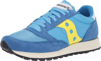 Saucony Jazz Original Vintage Herren Sportschuhe, Blue Yellow, 42.5 EU