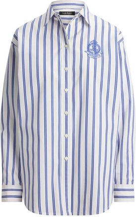 Lauren Ralph Lauren Damen Hemdbluse aus Baumwolle