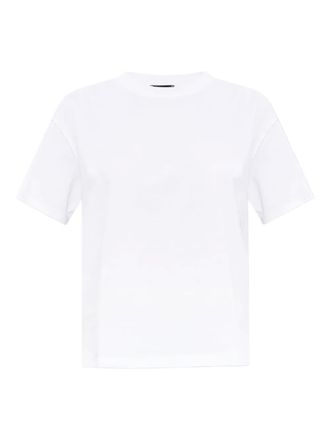 Emporio Armani t-shirt en coton à patch logo - U0002 WHITE