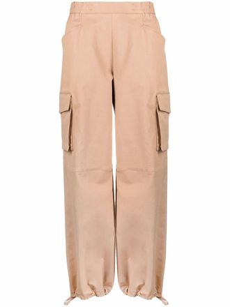 Off-white pantalon cargo &agrave; rayures Diag imprim&eacute;es - Tons neutres