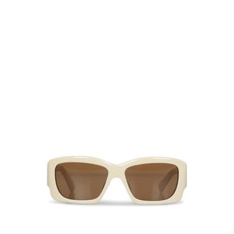 Jacquemus Femme, Accessoires, Beige, Taille: ONE Size Croisiere Rectangular Lunettes de soleil