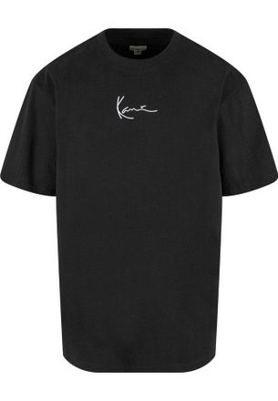 Karl Kani Kurzarmshirt Karl Kani Herren KKMQ12001 SMALL SIGNATURE TEE BLK (1-tlg)