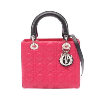 Dior Pre-owned Lady Dior Leder 2way Handtasche - - Pre-owned - Damen - Rosa - ONE SIZE