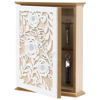 Generic Schlüsselbox,Vintage Gravur Organizer Deko Für Zuhause,Rustikaler Schlüsselhalter Wandorganizer Box | Für Einzug Feiertag Geburtstag Haustür Eingangsb