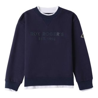 Roy Rogers Homme, Sweatshirts et sweats &agrave; capuche, Bleu, Taille: XL Felpa chiusa o senza cappu