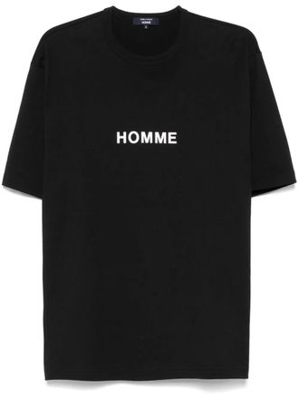 Comme Des Garçons t-shirt à logo imprimé - Noir