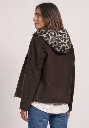 Street One Kurzjacke mit abnehmbarer Kapuze