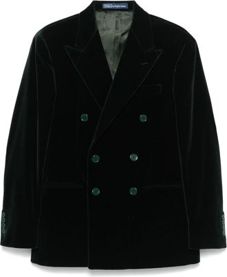 Polo Ralph Lauren Sakko aus Samt - Grün