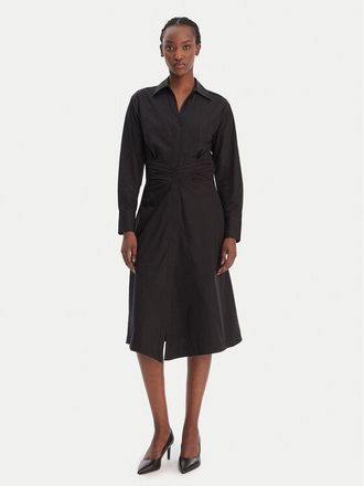 HUGO BOSS Hemdkleid Drepill 50553673 Schwarz Regular Fit