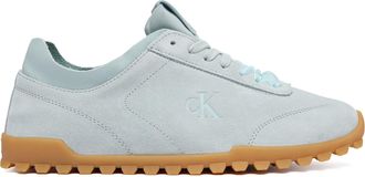 Calvin Klein Sneakers Calvin Klein Low Profile Run Mg Sue Db Laces HW0HW03150 Hellblau