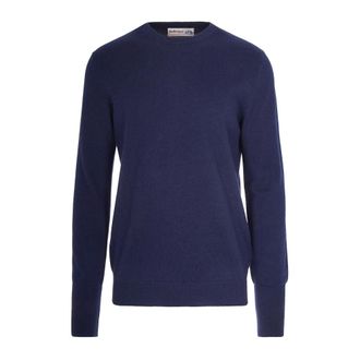 Ballantyne Homme, Pulls, Bleu, Taille: 2XL Pull en Cachemire Bleu Marine