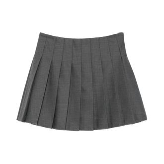 Self Portrait Pf26 Falten-Minirock - - Skirts - Damen - Grau - 2XS