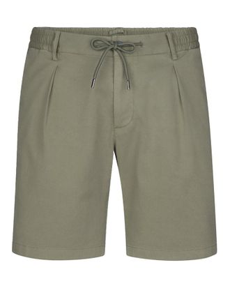 Profuomo Leichte Bermudashorts mit Stretch und Bundfalte in