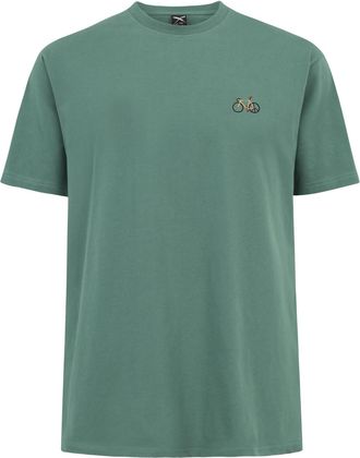 Iriedaily Herren T-Shirt PEACERIDE EMB Bio-Baumwolle Regular Fit M Jungle Green
