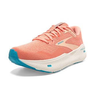 Brooks Damen Ghost Max Sneaker, Papaya Apricot Blue, 42.5 EU