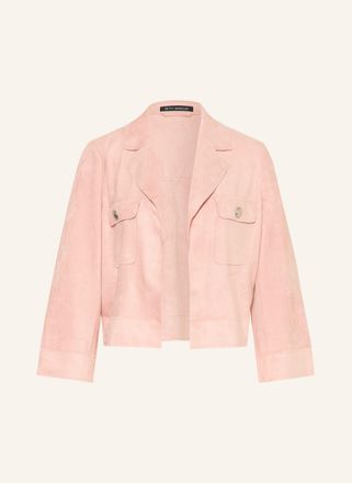 Betty Barclay Jacke In Lederoptik Mit 3/4-Arm rosa