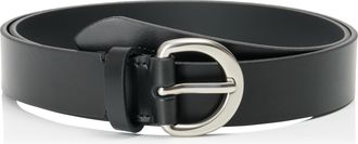 Calvin Klein Damen Gürtel Casual Pin Buckle 3,0 cm Ledergürtel, Beige (Black/Pewter), 120 cm