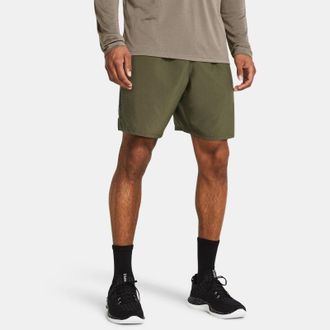 Under Armour Tech Woven Wordmark Shorts für Herren (21 cm) Marine OD Grün / Schwarz 3XL