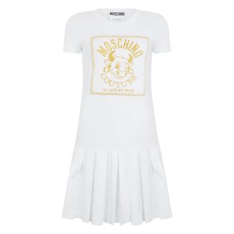 Moschino Damen, Kleider, Wei&szlig;, SGr&ouml;&szlig;e