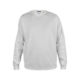C.P. Company C.p. Company, Homme, Sweatshirts et sweats &agrave; capuche, Blanc, Taille: XL Metropolis Crewneck Knit